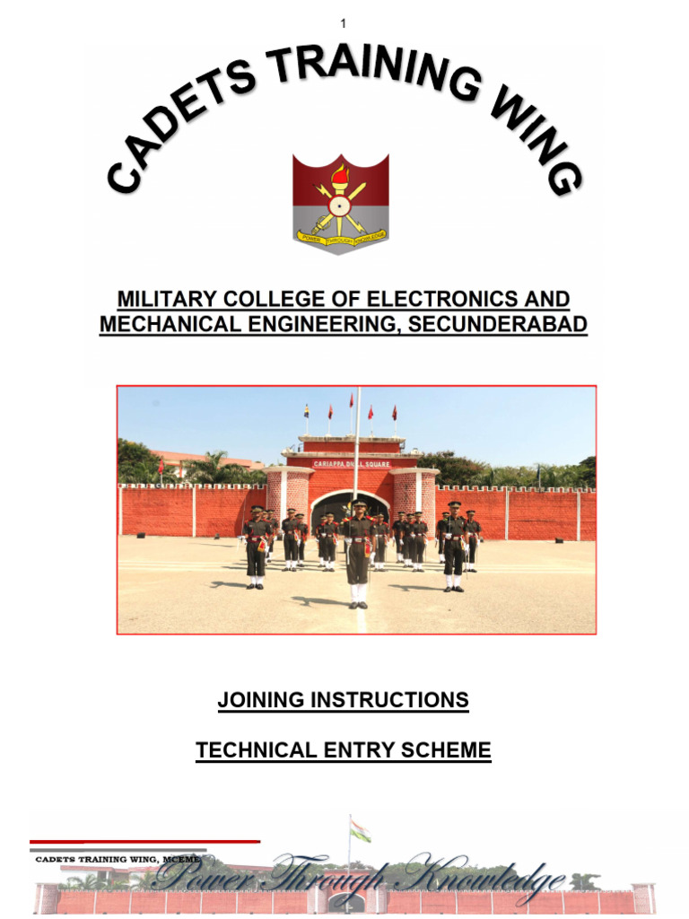 Mceme Joining Instruction Tes 50 Course | PDF | Laboratories | Engineering