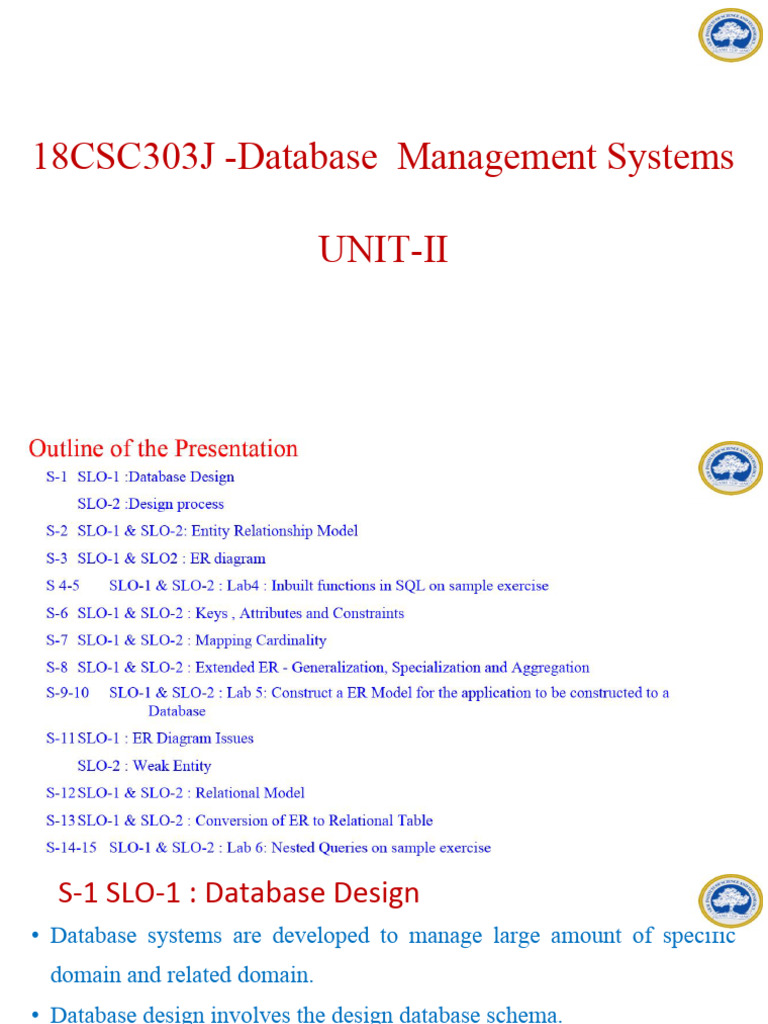 Unit 2 Dbms | PDF | Databases | Conceptual Model