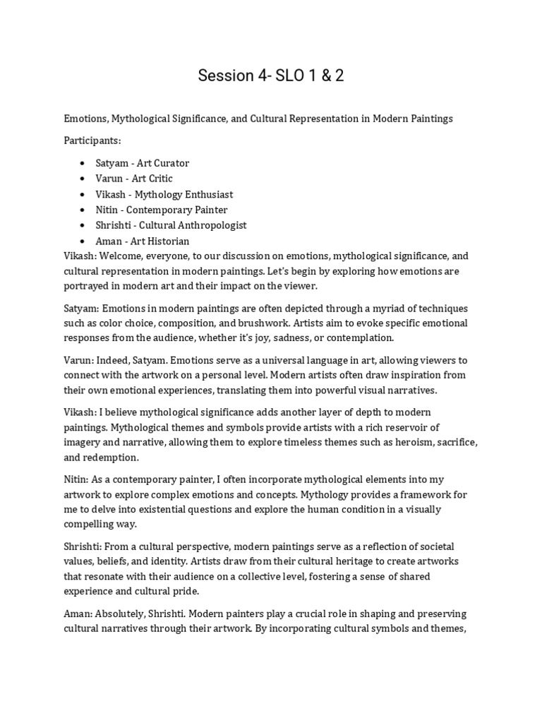 Session 4 - SLO 1 & 2 | PDF