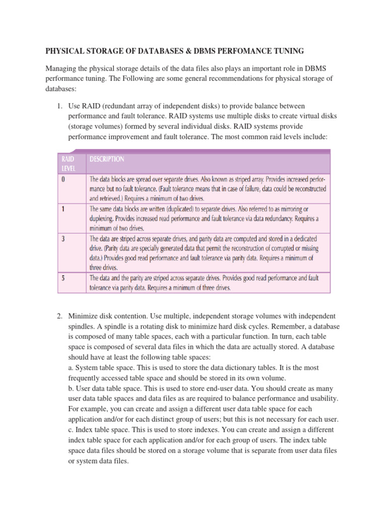1.physical Storage of Databases | Download Free PDF | Databases ...