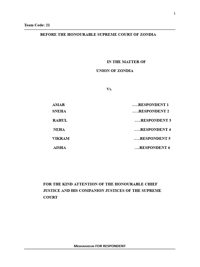 Emorandum | PDF | Constitution | Standing (Law)