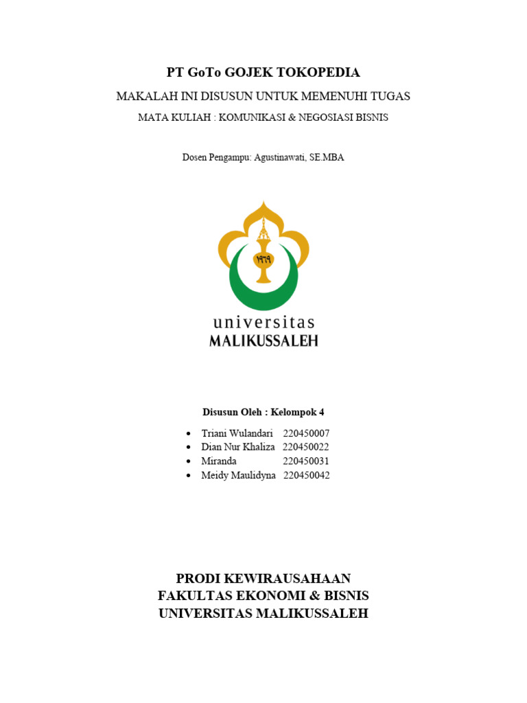 Makalah Gojek-1 | PDF