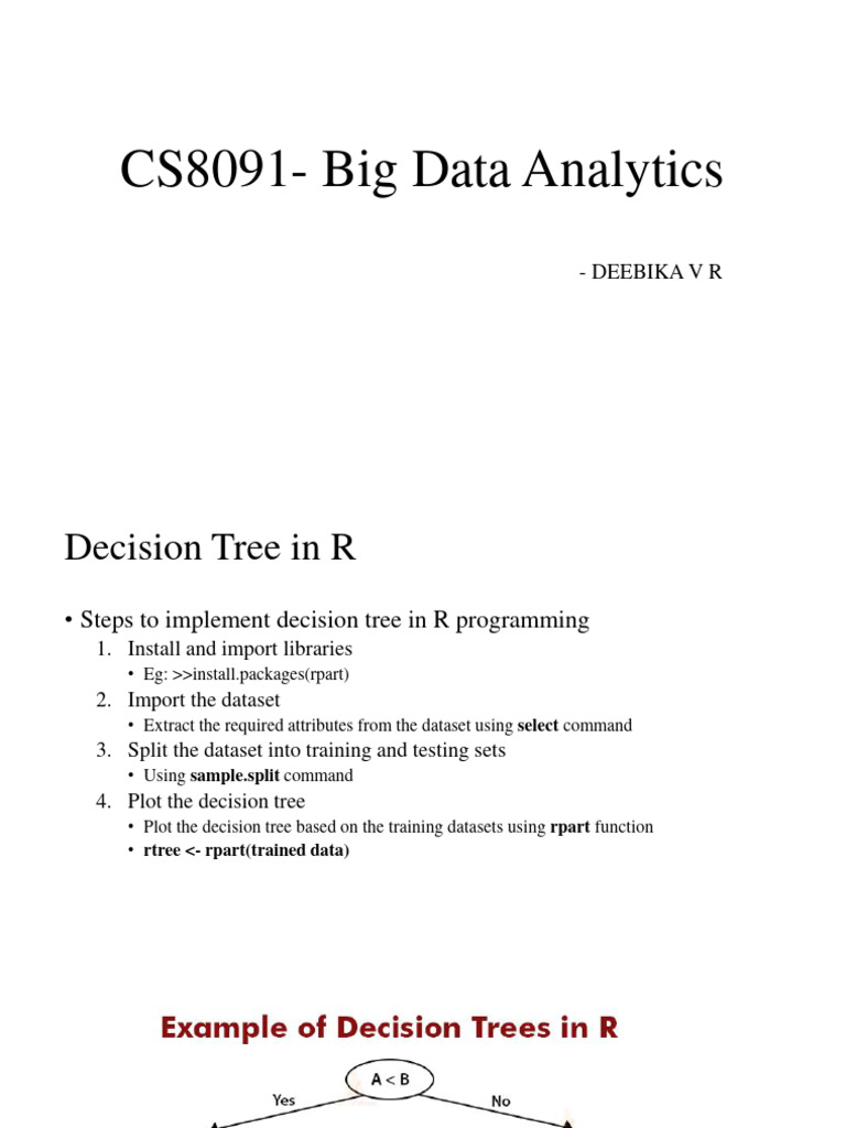 CS8091 - Big Data Analytics | PDF | Information Science | Applied ...