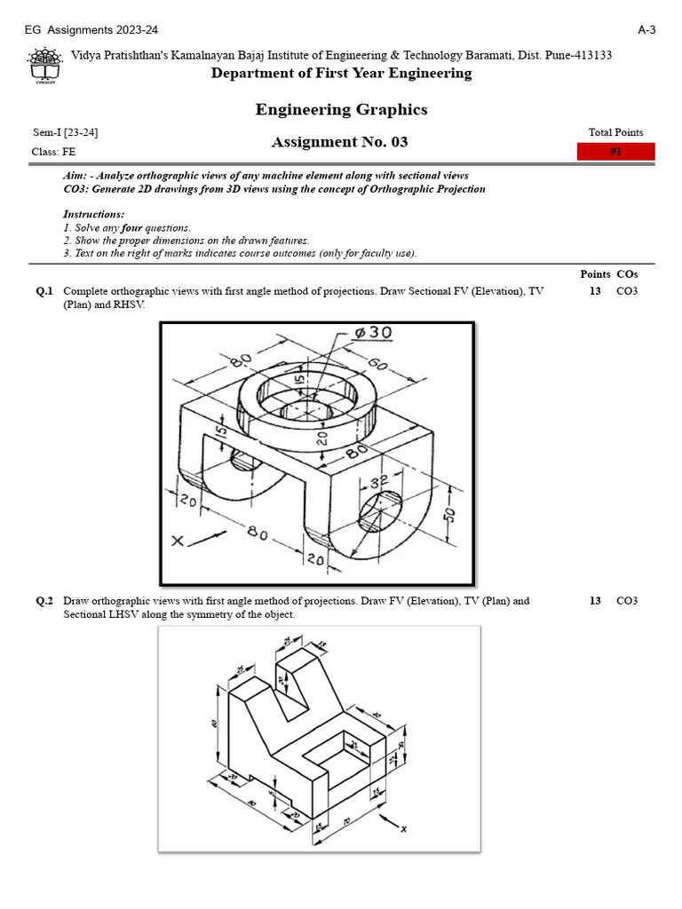EG Assignments No-03 | PDF