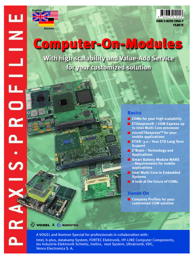 Computer On Modules Brochure2007 | PDF | Multi Core Processor | Central ...