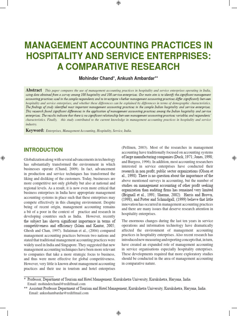 ManageMent Accounting Practices in | PDF | Management Accounting ... ManageMent Accounting Practices in | PDF | Management Accounting ...