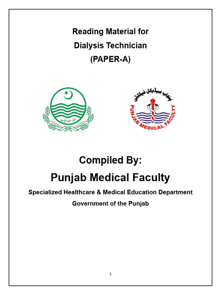 Dialysis A | PDF | Kidney | Hemodialysis