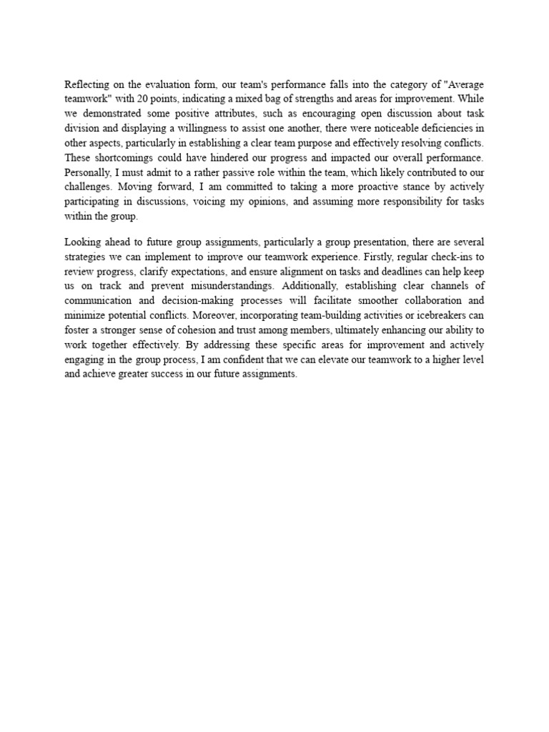 HW6.1 (Individual) - Teamwork Analysis - 2 - 4 | PDF