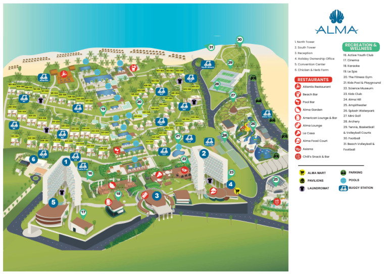 Alma+Resort+Map | PDF