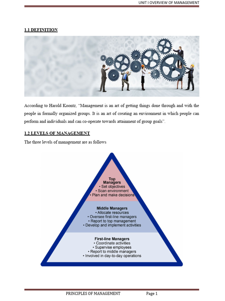 Overview of Management Principles | PDF | Corporations | Science