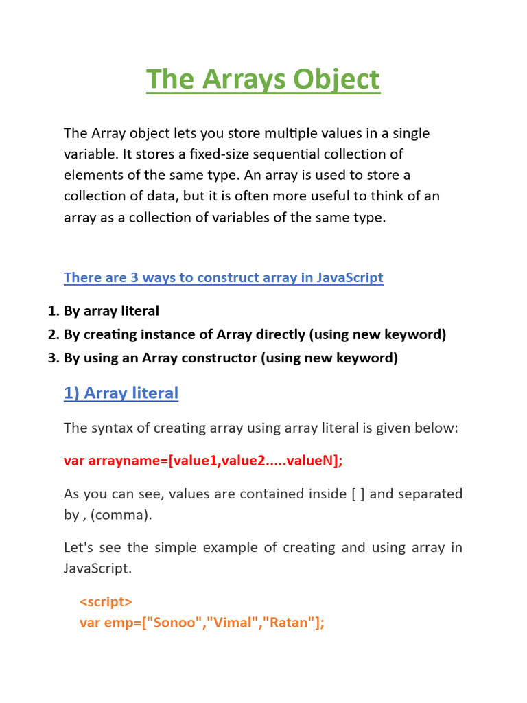 8 Arrays Shreenotes Pdf Parameter Computer Programming