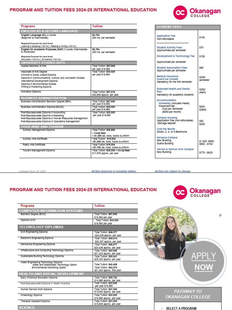 Program and Tuition Fees 2024-25 | PDF