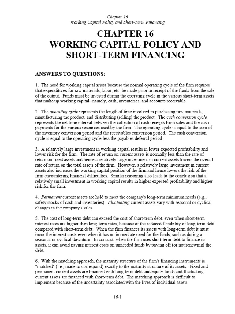 Chapter 16 - 14th | PDF | Credit | Finance & Money Management