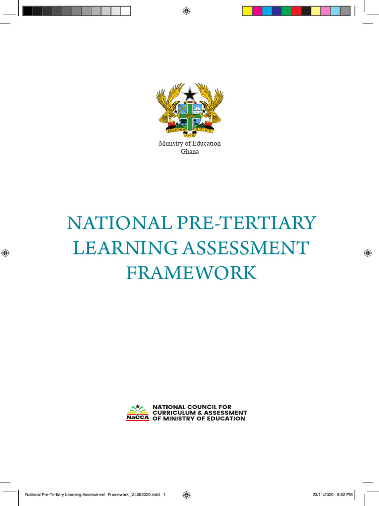 National Pre-Tertiary Learning Assessment Framework - 24062020 | PDF ...