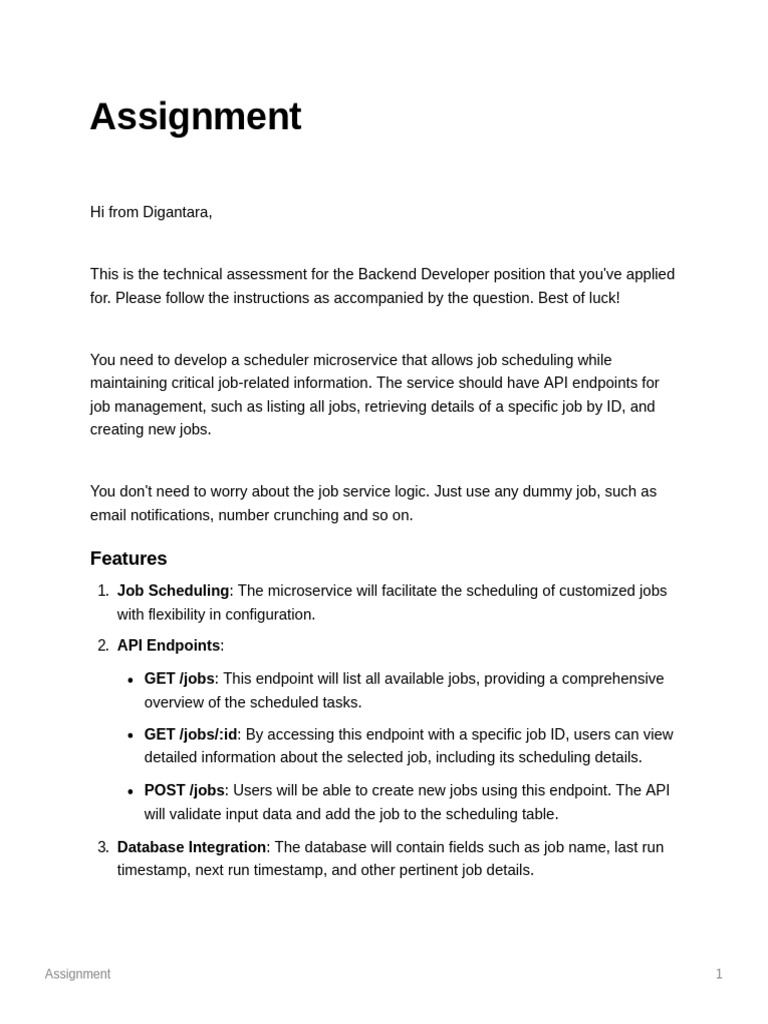 Technical Assessment (Nest - JS) | PDF | Databases | Computing Technical Assessment (Nest - JS) | PDF | Databases | Computing