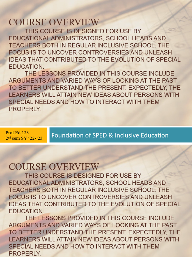Mod 1 Lesson 1 Overview Execution of The Disabled | Download Free PDF | Inclusion (Education ...