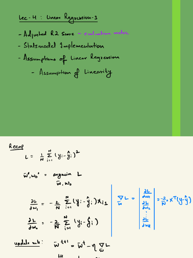 LR 3 | PDF | Ordinary Least Squares | Statistics