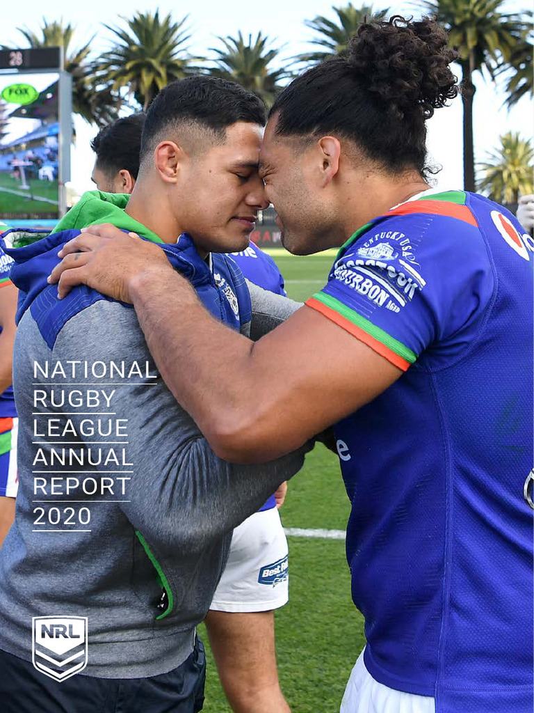 NRL Annual Report 2020 | PDF | Sports | Professional Sports Leagues