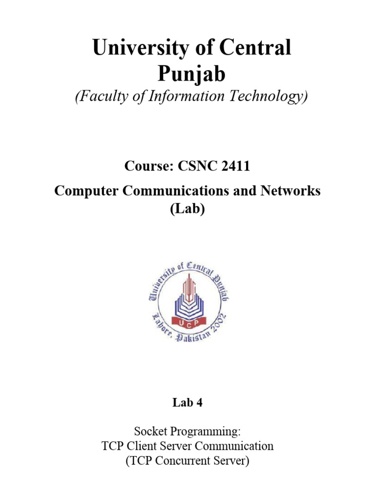 Lab 4 | Download Free PDF | Port (Computer Networking) | Process (Computing)