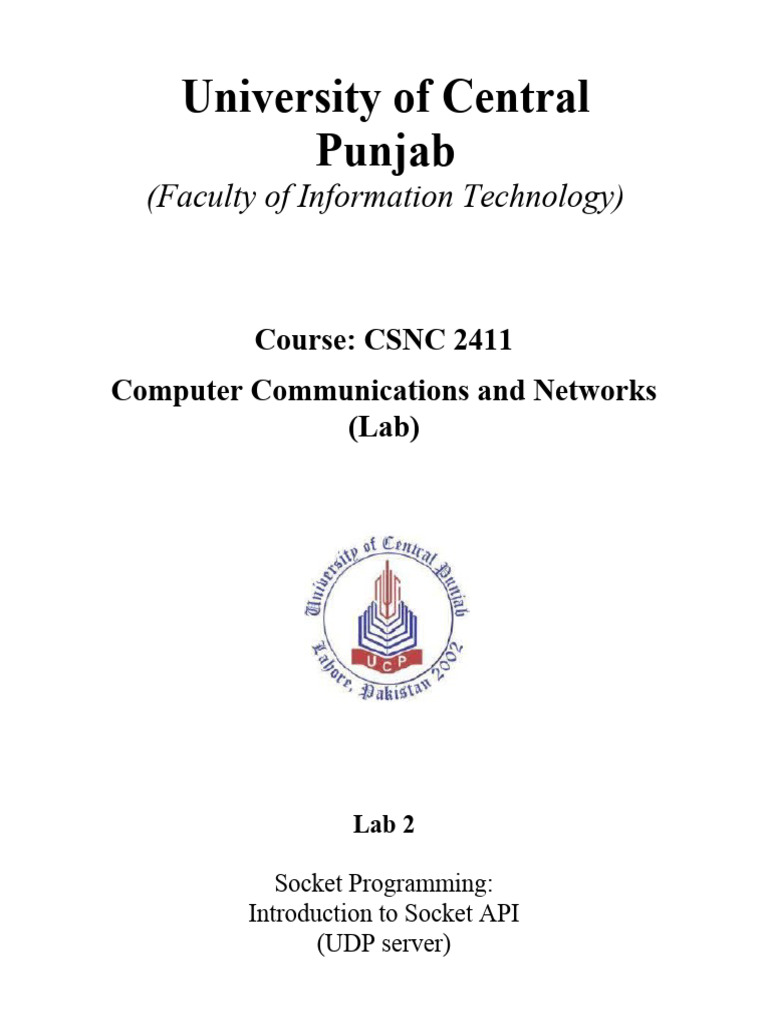Lab 2 | PDF | Port (Computer Networking) | Network Socket