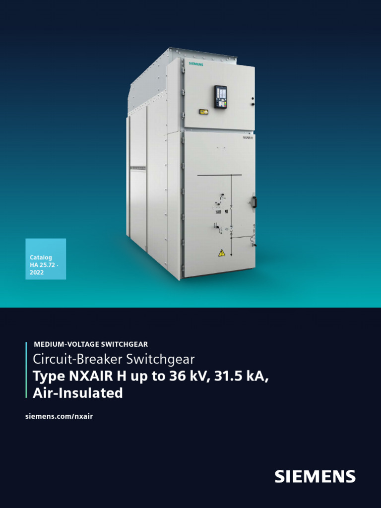 SIEMENS Nxair-H-Catalog | PDF | High Voltage | Switch