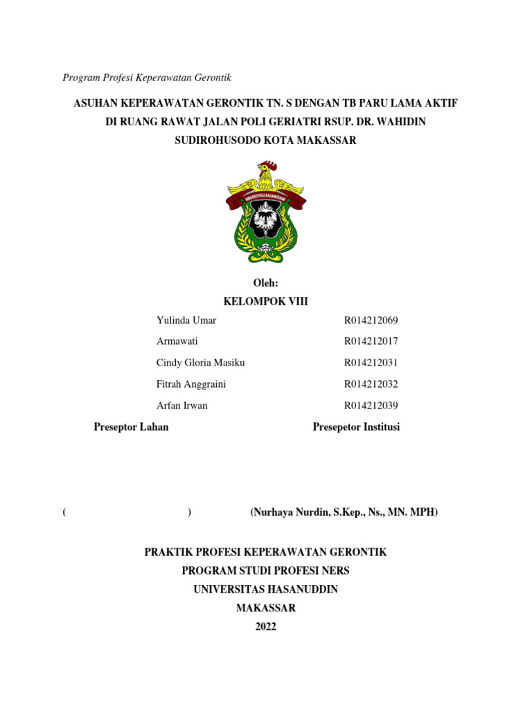 Askep Kep. Gerontik | PDF