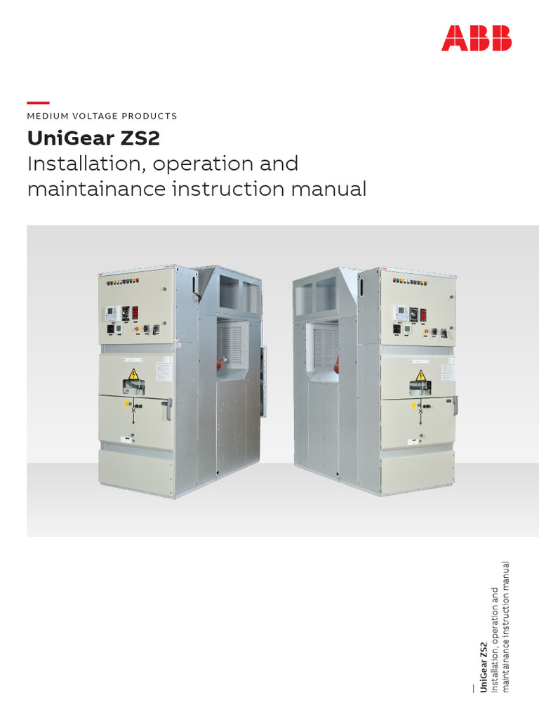 Instruction Manual - UniGear ZS2 - Rev 02 | PDF | Electrical Connector ...
