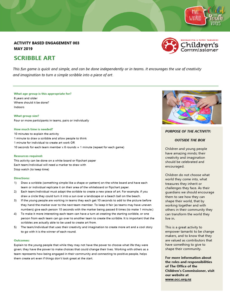 ABE 003 Scribble Art2 | PDF | Cognition