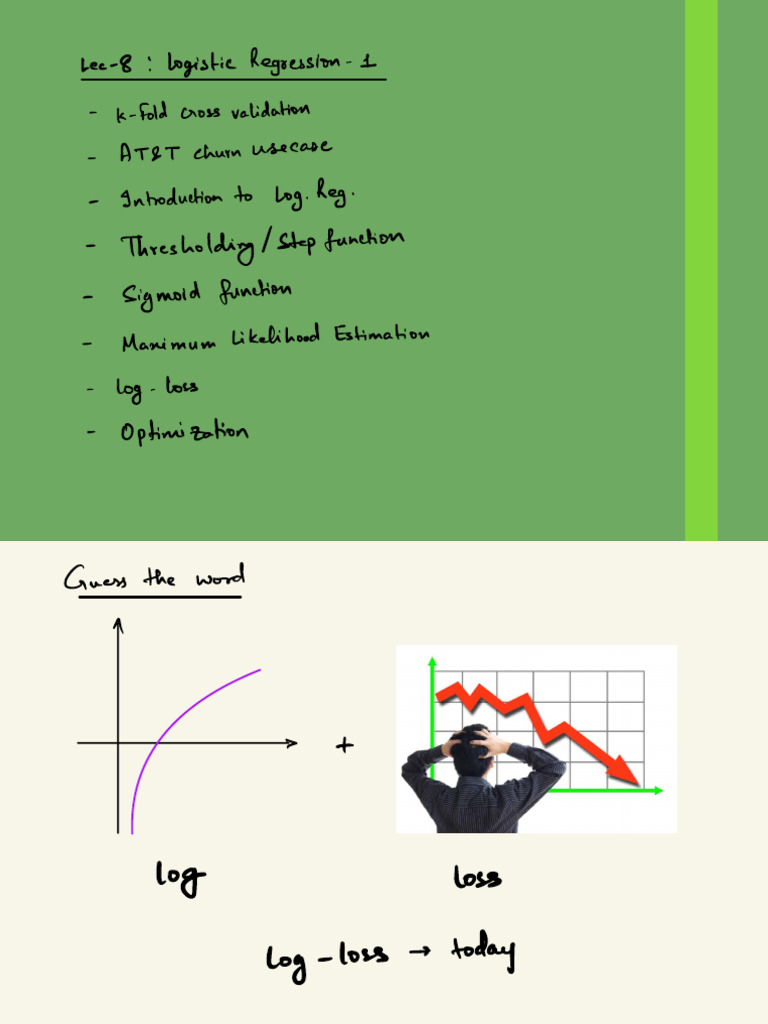 Logistic Regression 1 Pdf Cross Validation Statistics
