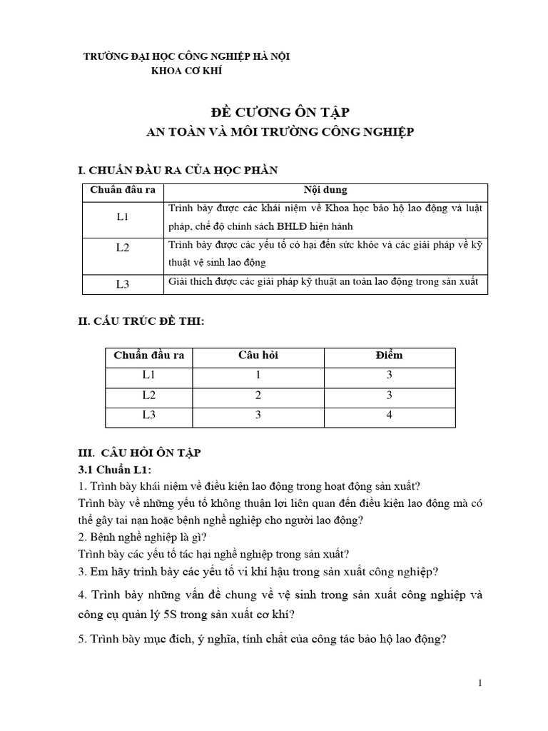 De - Cuong On Tap 2021 | PDF