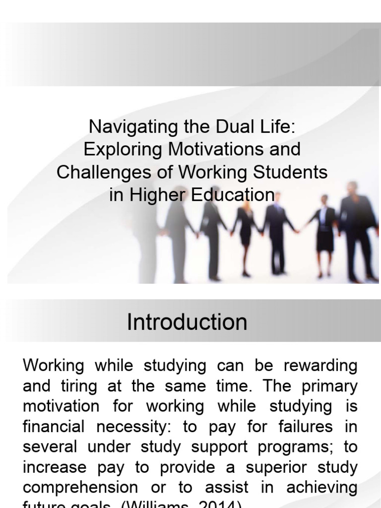 Working Student | PDF | Meaning Of Life | Motivation
