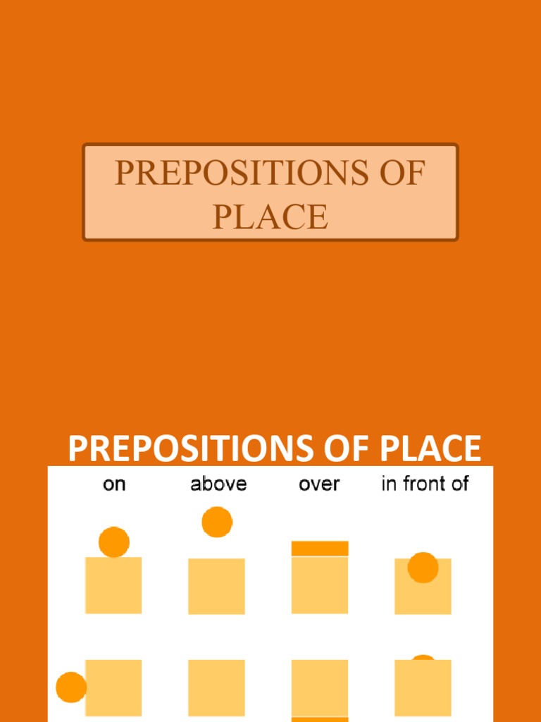 Prepositions of Place Practice Exercises | PDF | Chair | Bookcase