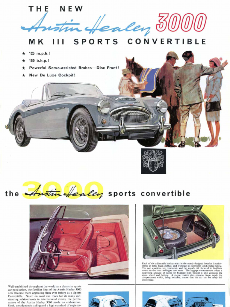 Austin-Healey - US 3000 - 1963 | PDF