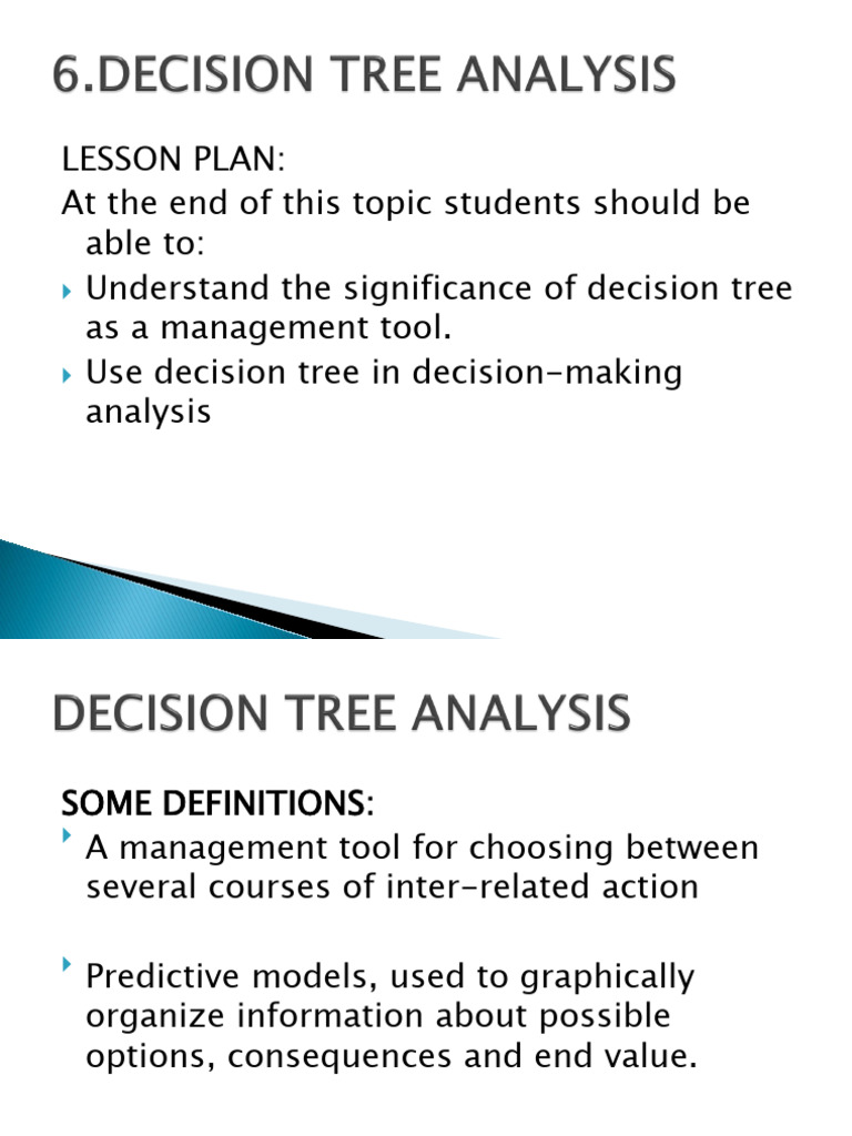 RES511-Decision Tree Analysis | PDF | Applied Mathematics | Economics ...