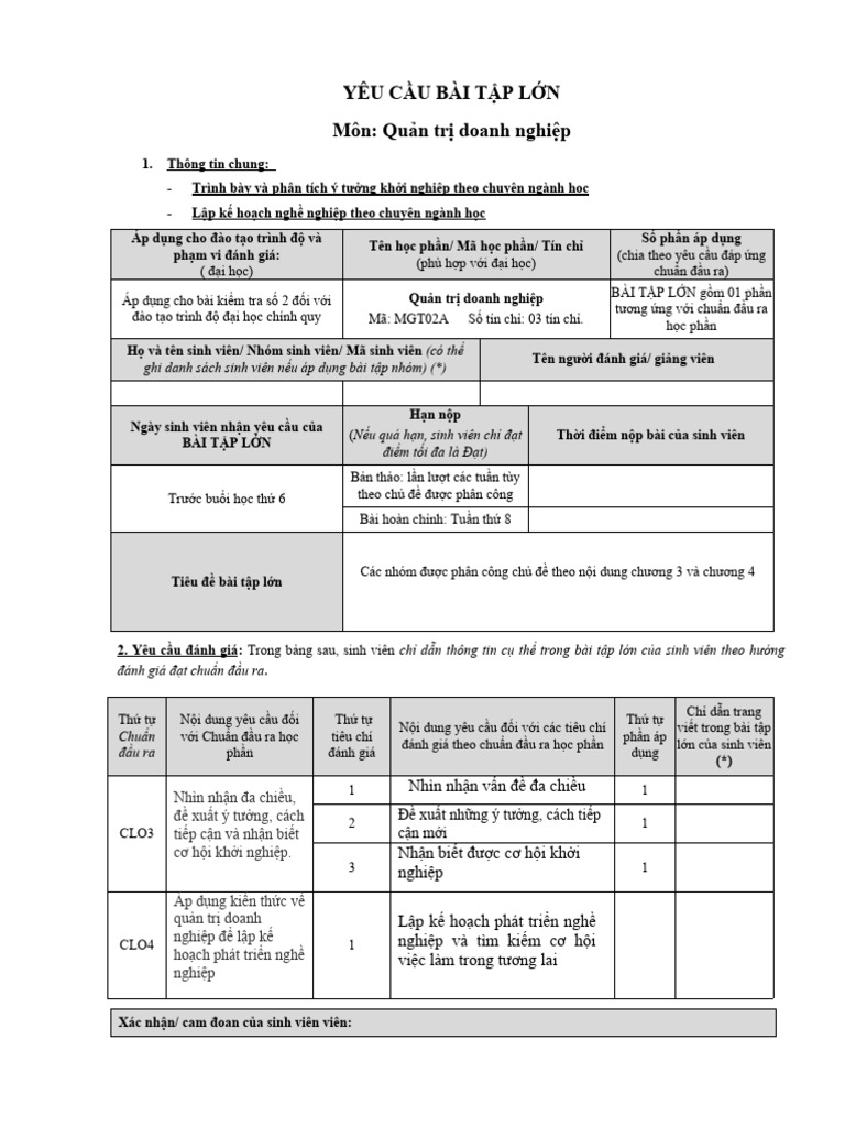 QTDN Bài tập lớn số 2 | PDF