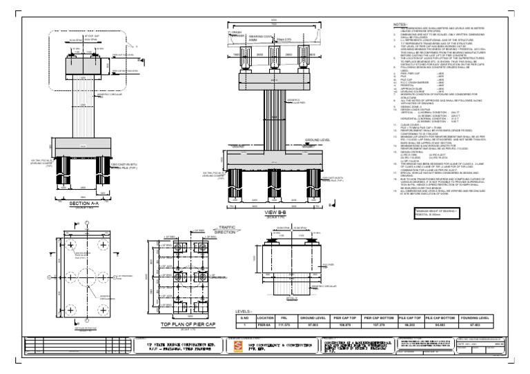 Pier Dimension P8a, P8b-Sub-08 | PDF | Deep Foundation | Building Engineering