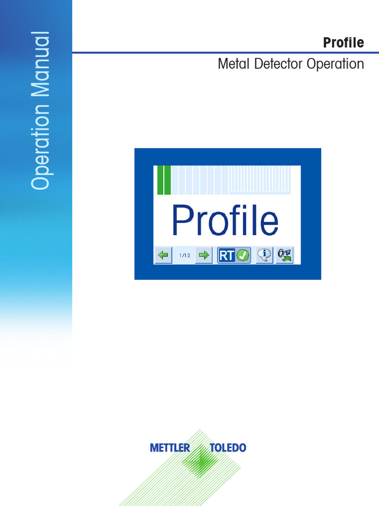 Mettler Toledo Metal Detector Manual | PDF | Taxes | License