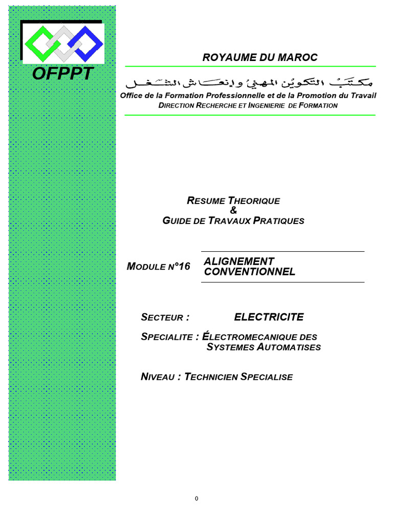 Guide Pratique d'Alignement Conventionnel | PDF | Théorie