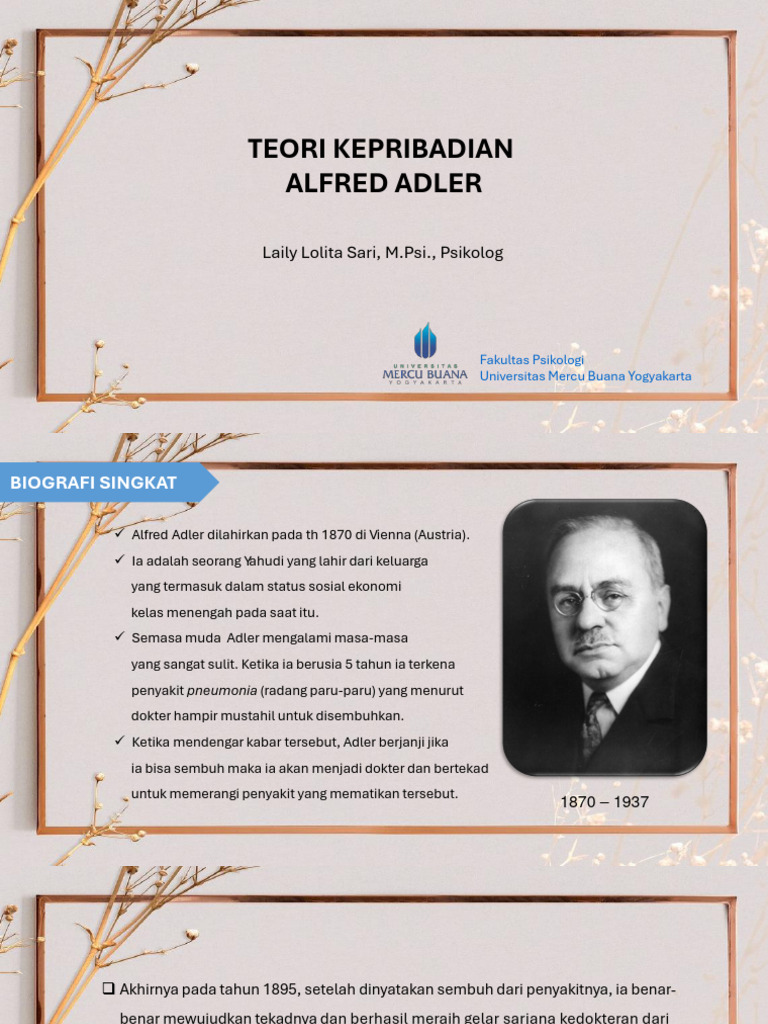 Teori Kepribadian Alfred Adler Pdf