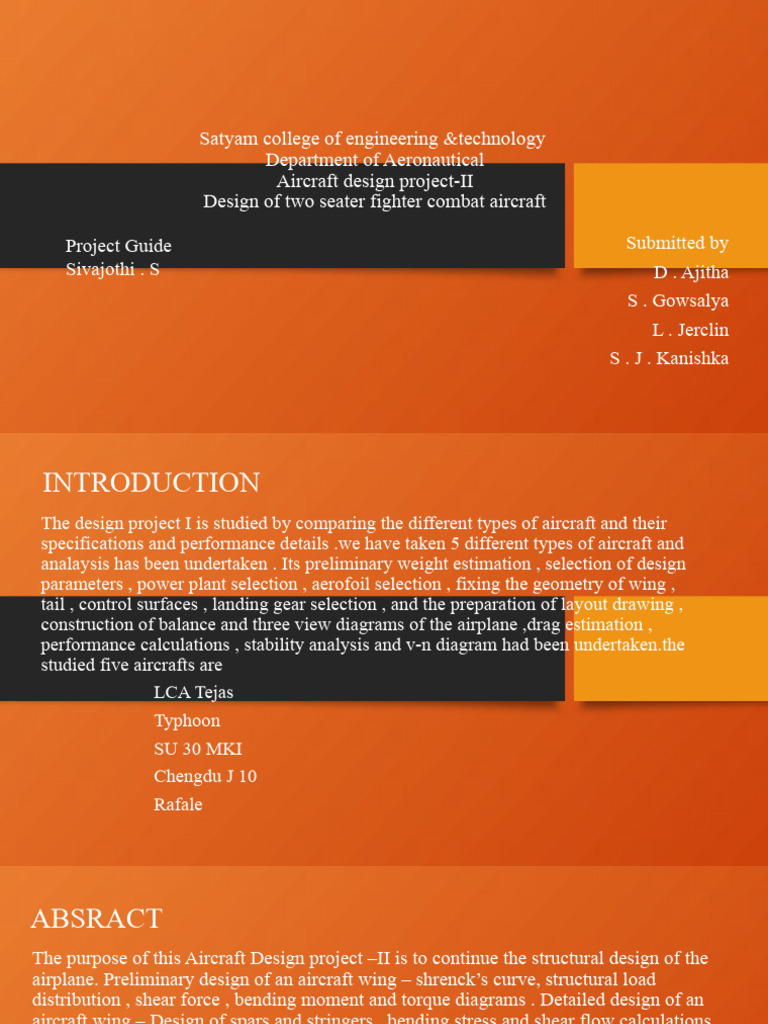 Design Project 2 | PDF | Landing Gear | Fuselage