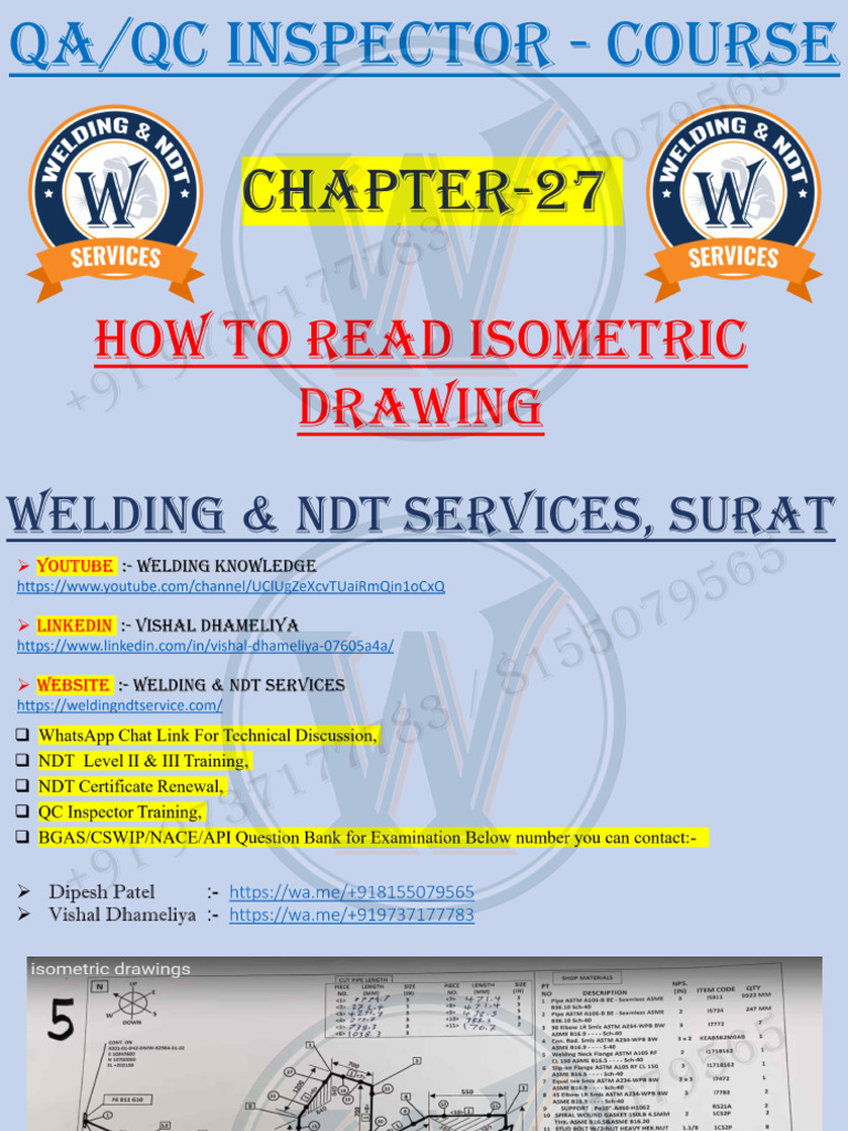 STD-InSP-27 (How To Read Isometric Drawing) | PDF