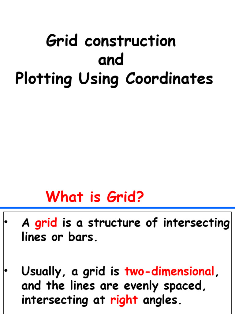 Grid Construction & Plotting Guide | PDF