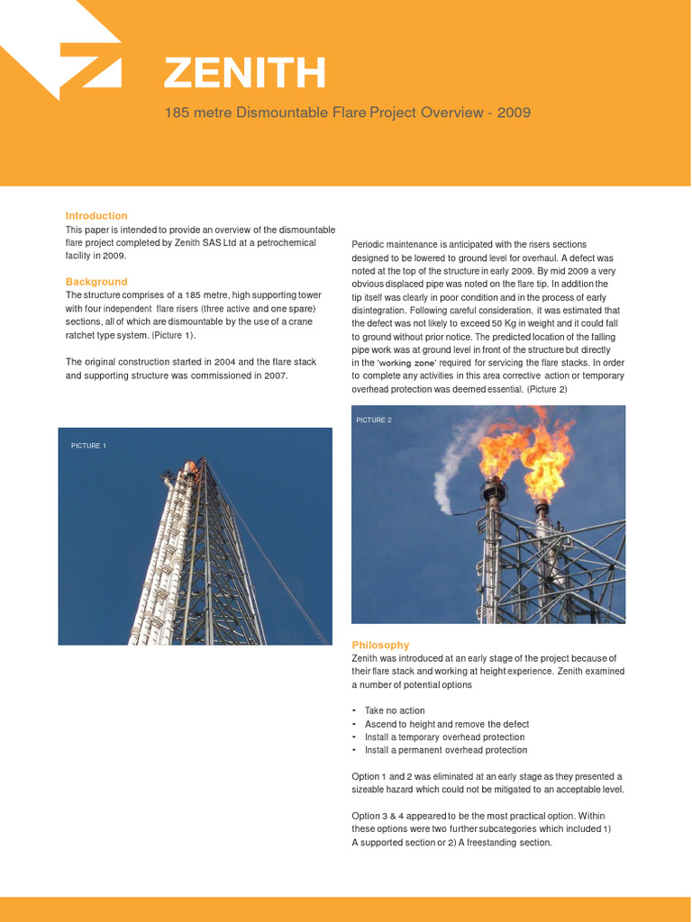 7 Demountable Flare Rev A | PDF | Crane (Machine)