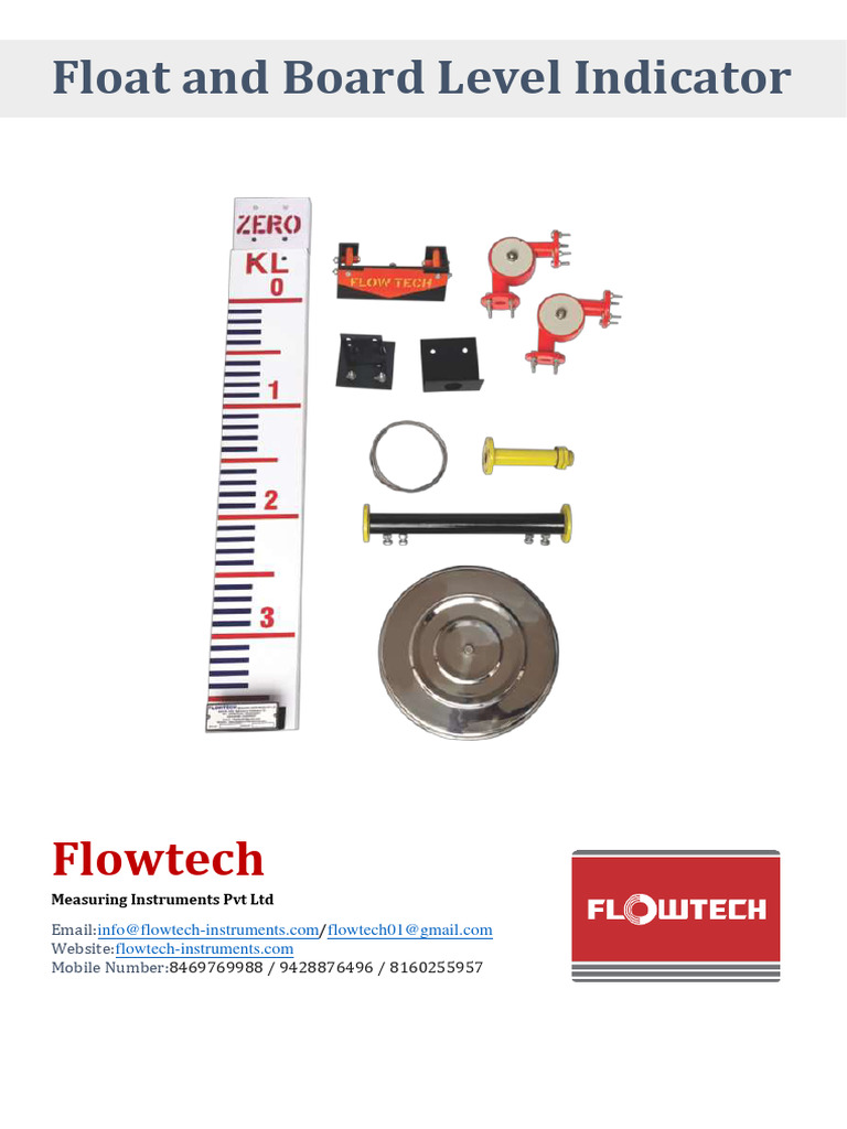Float & Board Level Indicator | PDF | Buoyancy | Wire