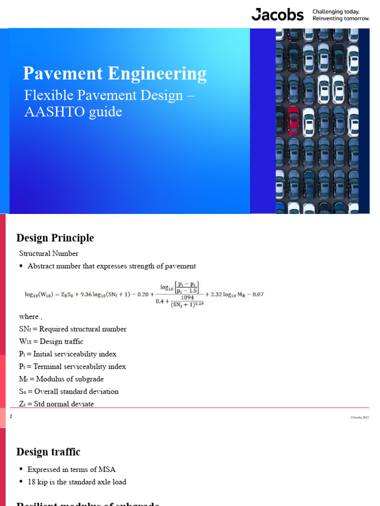 AASHTO Pavement Design | PDF