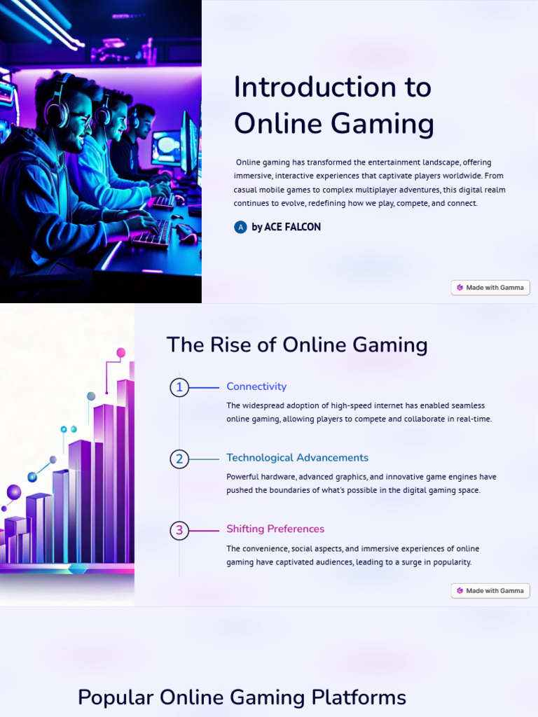 Online Gaming: Trends and Future Insights | PDF | Virtual World ...