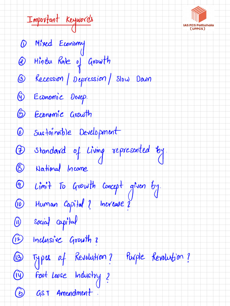 Economic Important Key Terms | PDF | Recession | Taxes