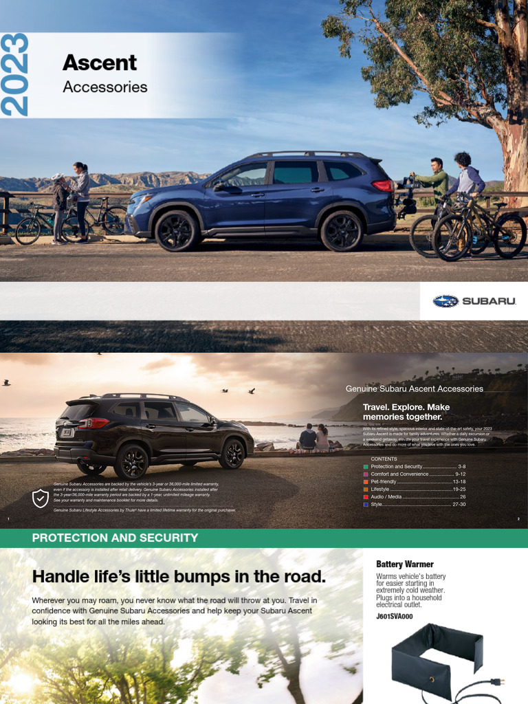 MY23 Ascent Accessories Brochure 042623 | PDF | Trailer (Vehicle) | Vehicles