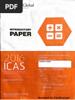 ICAS Maths D 2011 With Answers | PDF