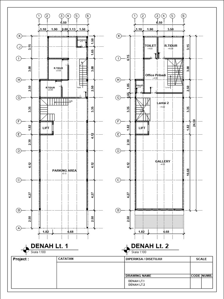 Ruko - Denah Rev.3 | PDF